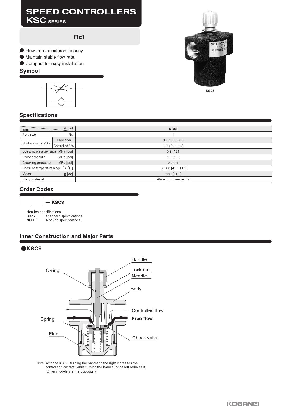 Product Detail | KOGANEI Corporation